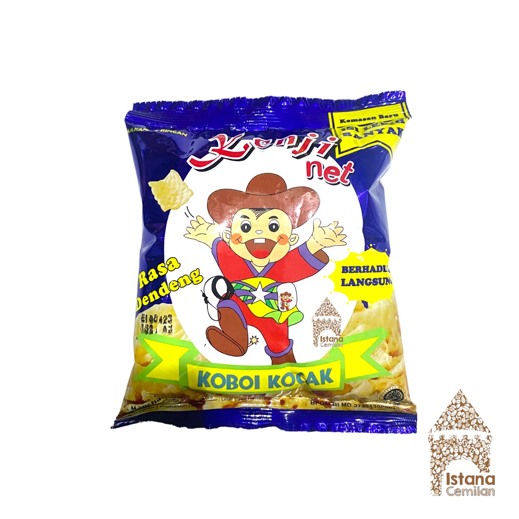 Jual Kenji Net Koboi Kocak Snack Ayam / Keju / Dendeng Chiki Jadul 90an ...