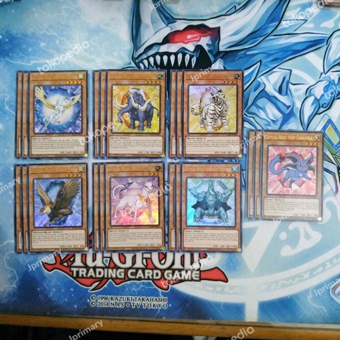 Jual YUGIOH PAKET PLAYSET CRYSTAL BEAST BLCR ULTRA RARE ORIGINAL 0301 ...