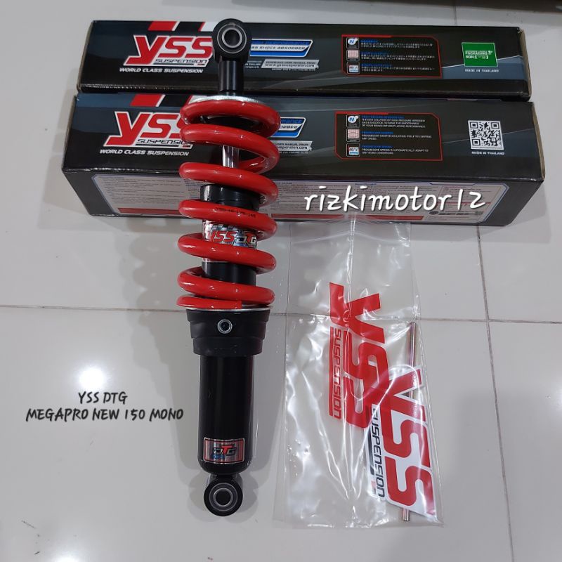 Jual SHOCK MONOSHOCK YSS DTG ORIGINAL HONDA MEGAPRO NEW MONOSHOCK SIZE ...
