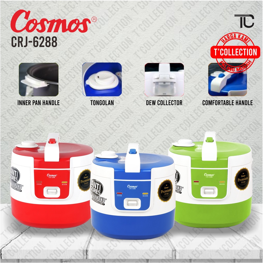 Jual Cosmos Harmond CRJ-6288 - Rice Cooker 2 L | Shopee Indonesia