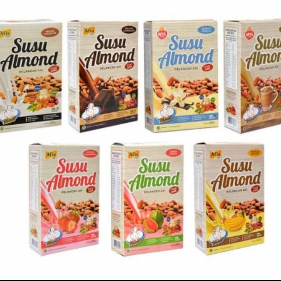 Jual Susu AFIS Almond Pelancar Asi AFIS Susu Almond AFIS LIFE 200gr ...