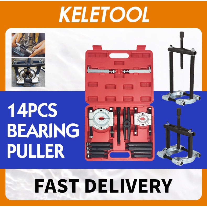 Jual 14 Pcs 12 Pcs alat pelepas bearing Bearing Puller Bearing Splitter ...