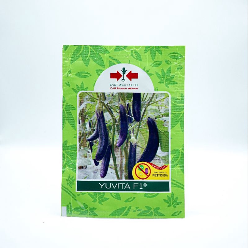 Jual Terong Ungu YUVITA F1 ( East-West Seed Cap Panah Merah ) | Shopee Indonesia