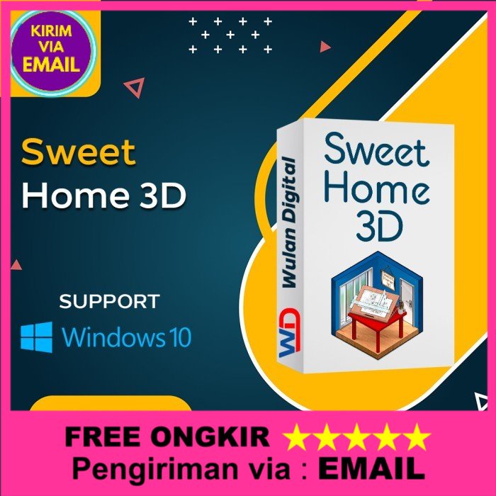 Jual Software Design Interior: Sweet Home 3D Full Version [Win ...