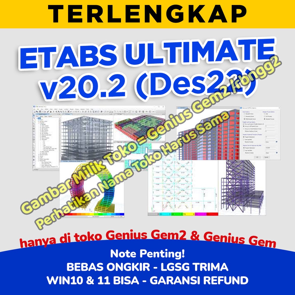 Jual ETabs Ultimate -Win Full | Shopee Indonesia