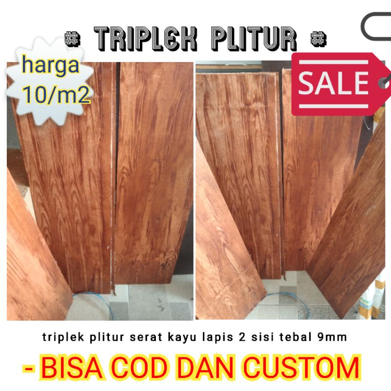 Jual triplek meranti sudah di pelitur dan finishing tebal 9mm | Shopee ...