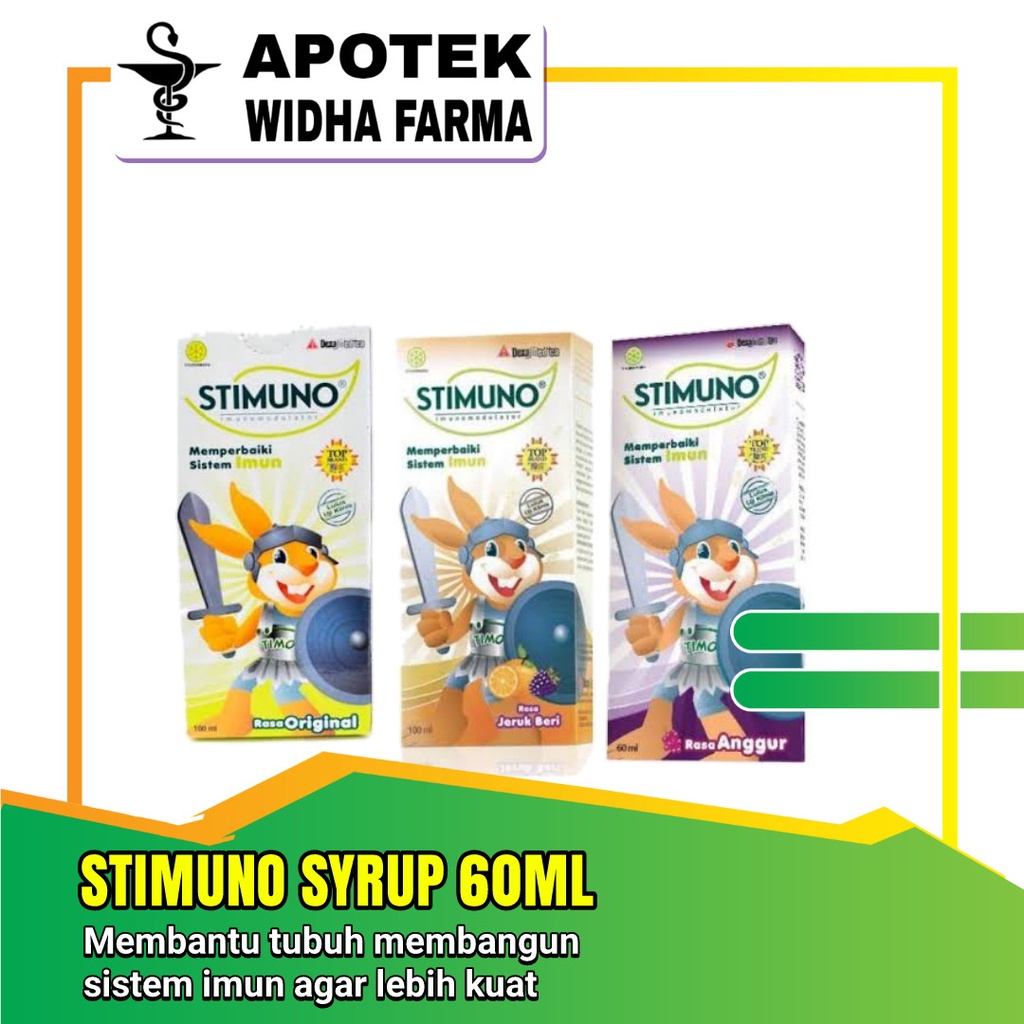 Jual Stimuno Syrup 60ml Rasa Original, Jeruk dan Anggur | Shopee Indonesia