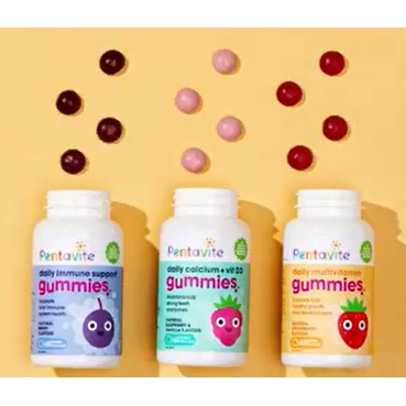 Jual Pentavite Immune / Calcium + Vitamin D3 / Daily Multivitamin Kids ...