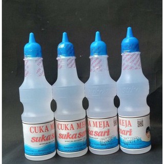 Jual Cuka meja suka sari/asam cuka Sukasari kemasan botol 80ml | Shopee ...