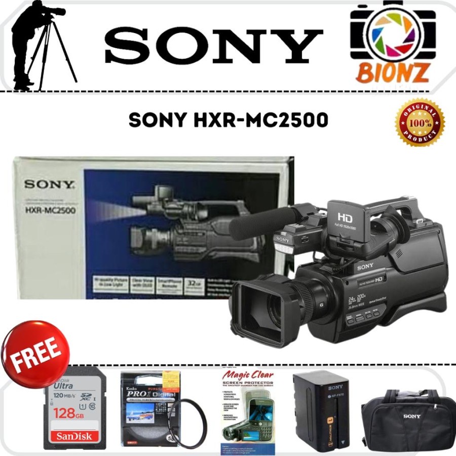 Jual CAMCORDER SONY HXR MC2500 / CAMCORDER SONY HXR-MC2500 PROFESIONAL ...