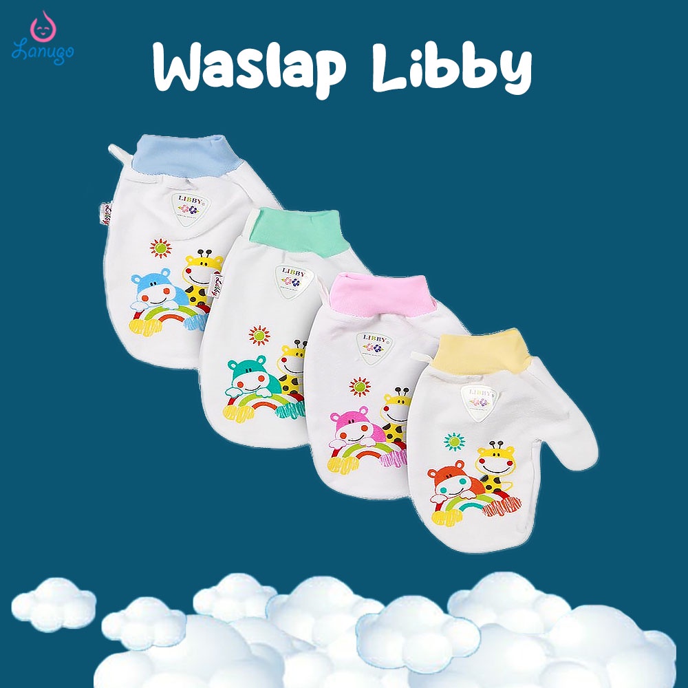Jual LIBBY Washlap Tangan Cotton Bayi/Baby Putih (All Size ...