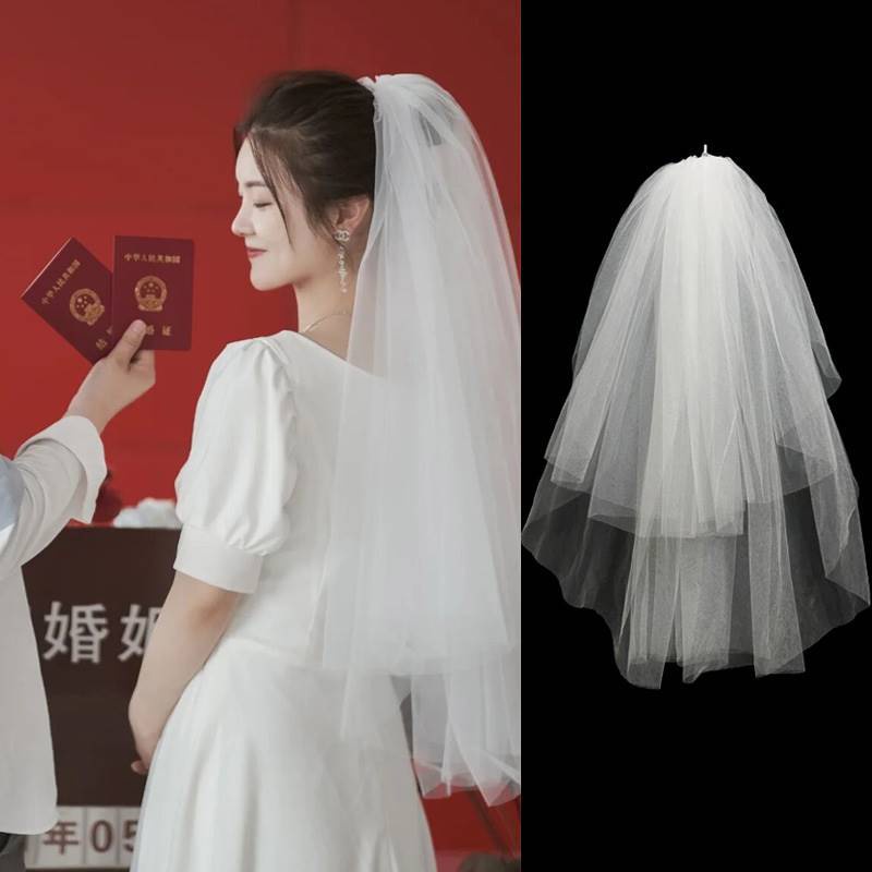 Jual Kain Veil Pengantin Warna Putih Renda Cantik Penutup Kepala ...