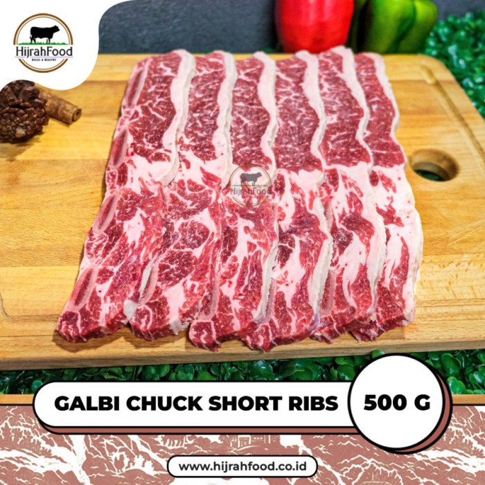 Jual US Beef Galbi / Kalbi Chuck Short Ribs Bone-In / Korean BBQ ...