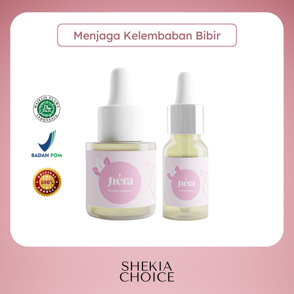 Jual JIERA Natural Lip Serum 10ml & 20ml (100% ORIGINAL & BPOM ...