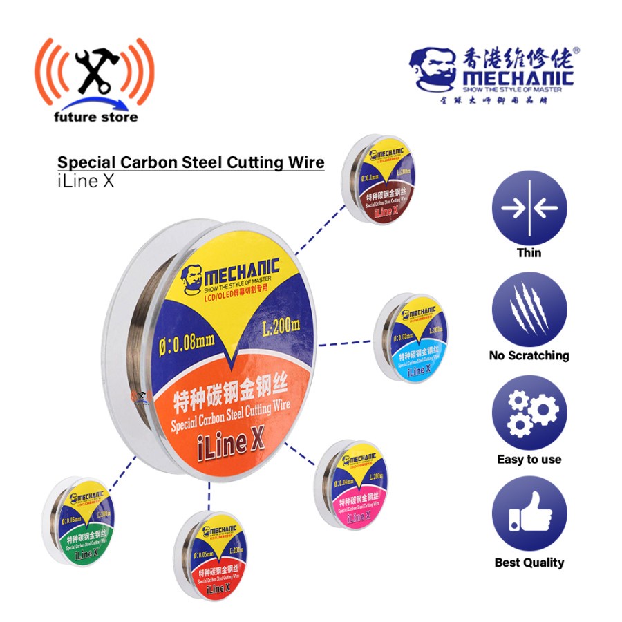 Jual MECHANIC iLine X Kawat Pemisah Touchscreen 200M Original | Shopee ...