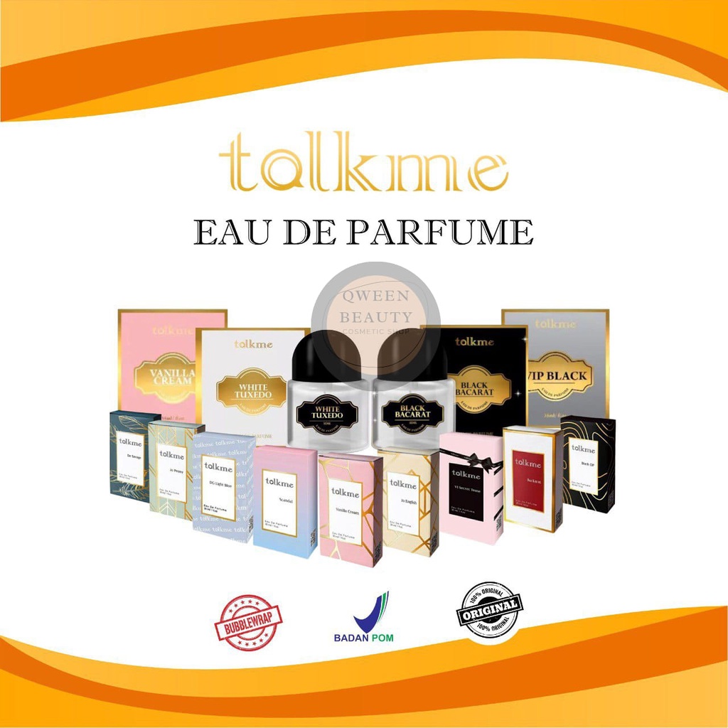 Jual [ 30ml & 35ml ] Talkme Inspired Parfum EDP BPOM / Parfum Pria ...