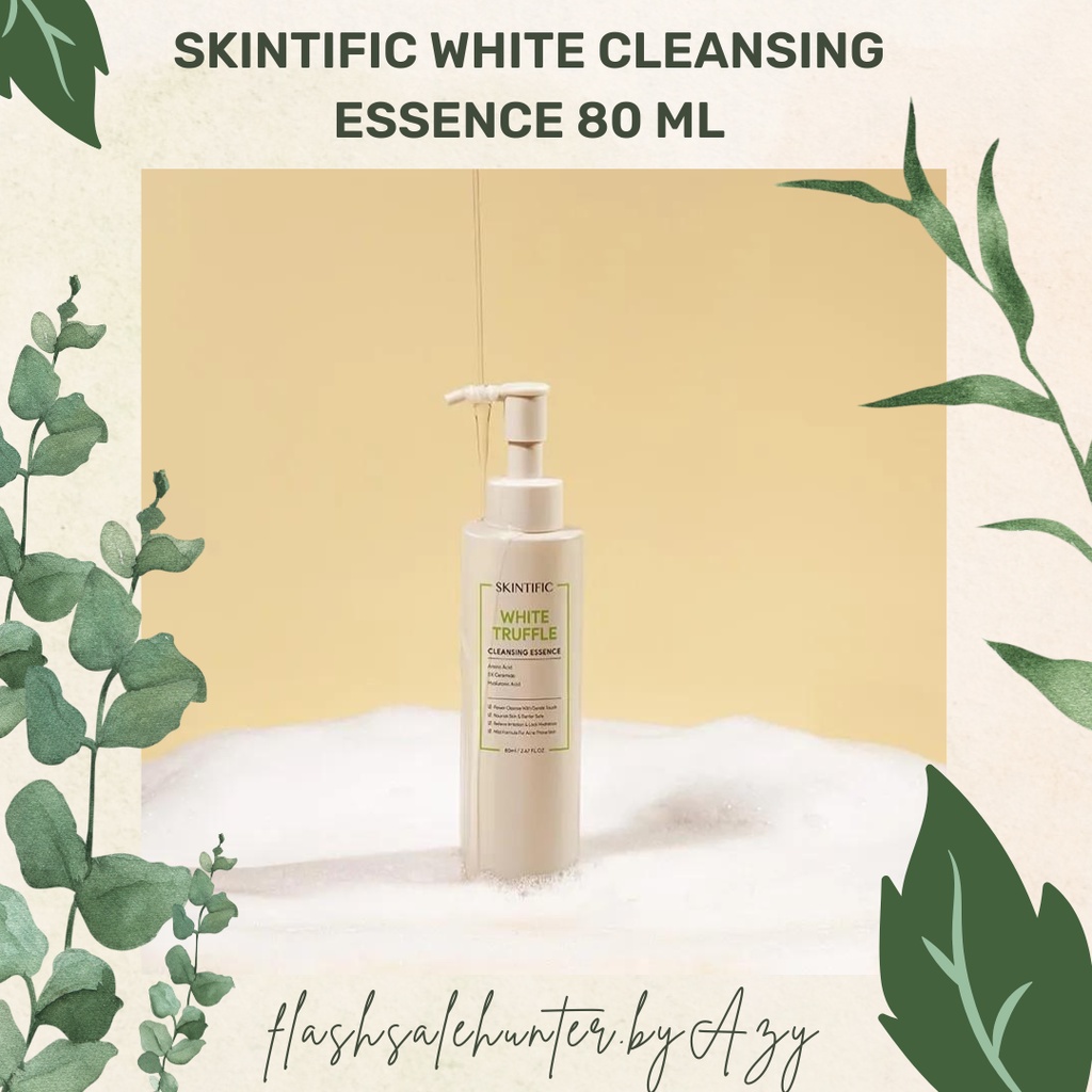 Jual [Normal Price : 169k] SKINTIFIC White Truffle Cleansing Essence 80 ml / Serum Nourish and ...