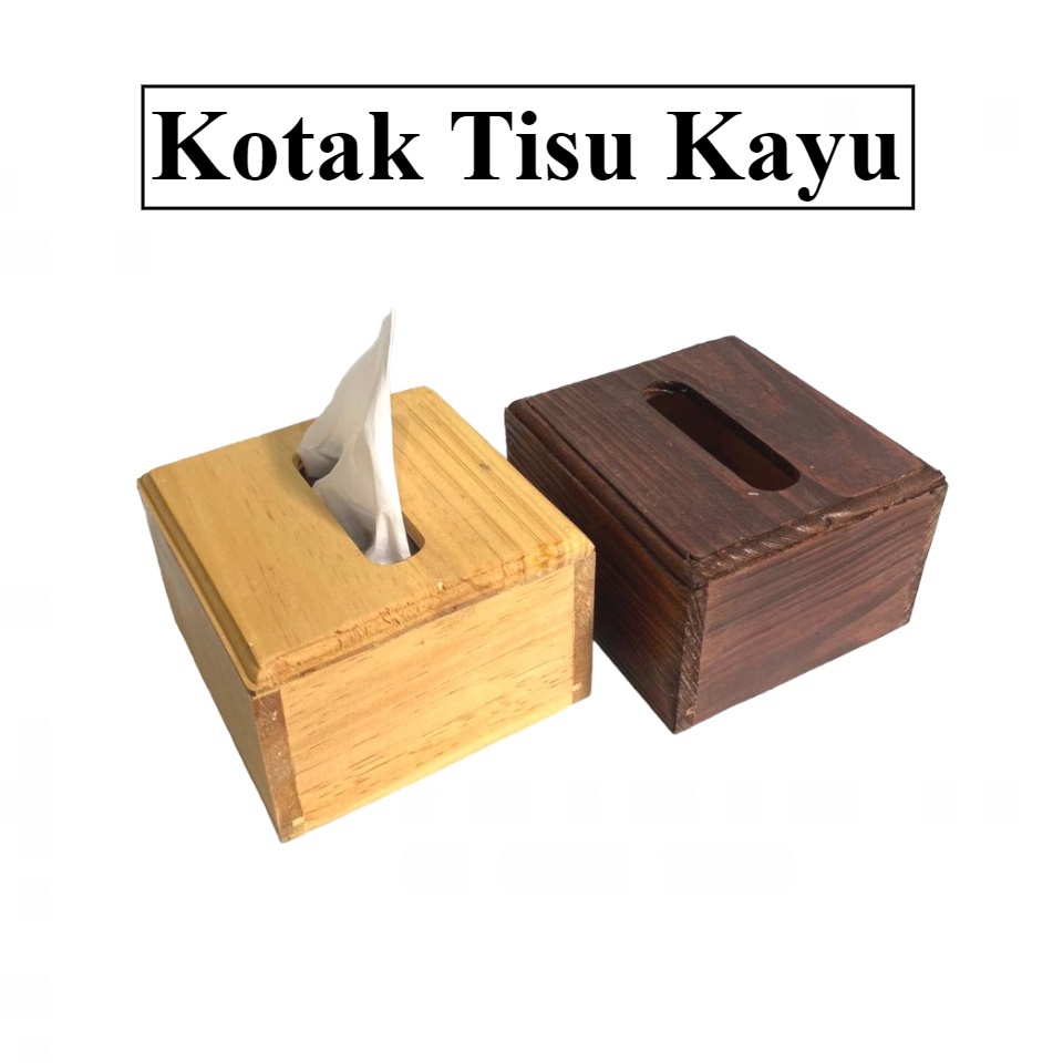 Jual Kotak Tisu Box Tissue Mini Tempat Tisu kerajinan tangan dari kayu ...