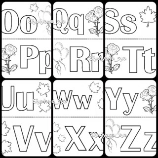 Jual Kertas mewarnai ALPHABET ABC HVS A4 Sketsa gambar mewarnai ...