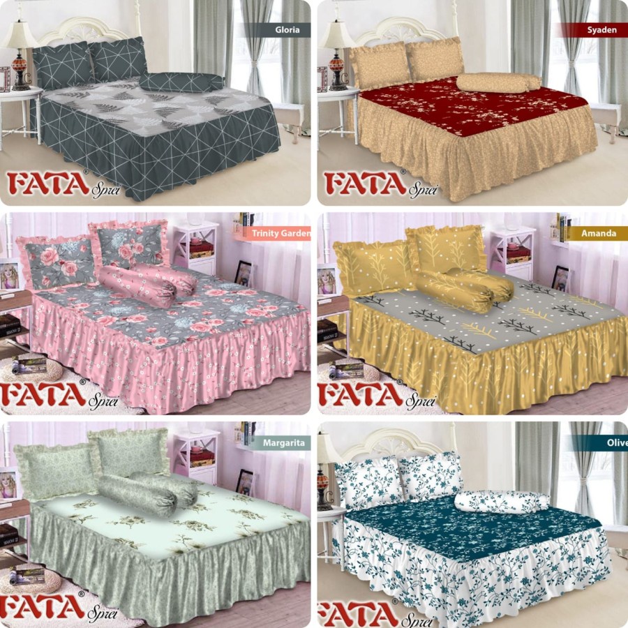 Jual SPREI FATA RUMBAI 160 X 200 | Shopee Indonesia