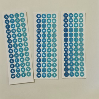 Jual stiker alphabet-stiker dot huruf-sticker letter-setiker huruf dan ...