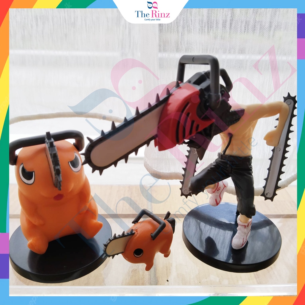 Jual ACTION FIGURE CHAINSAW MAN DENJI POWER POCHITA TOPPER CAKE MAINAN ...
