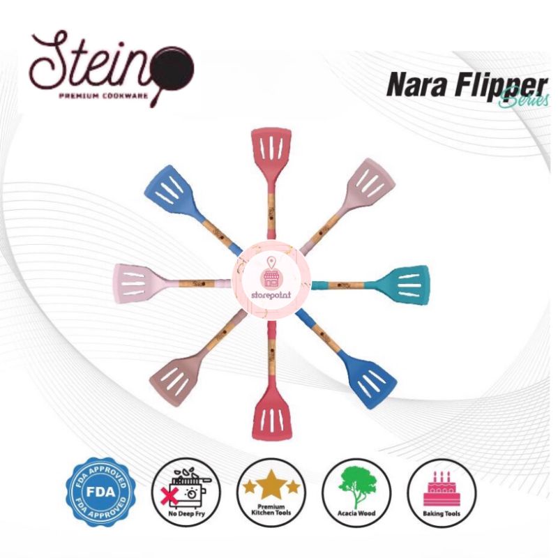 Jual Stein Spatula Silikon Nara Flipper (1pc) | Shopee Indonesia