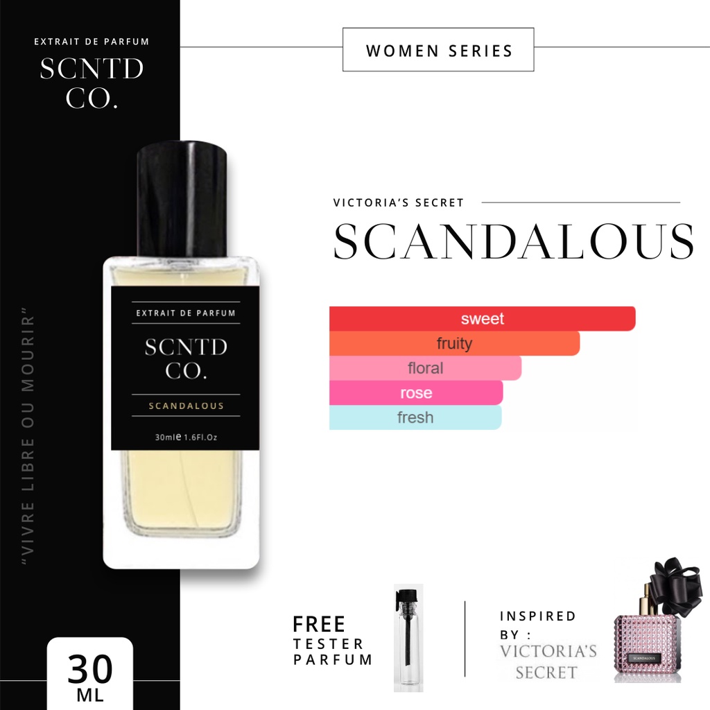 Jual Parfum SCANDALOUS by SCNTD CO Perfume - FREE TESTER PARFUM ...