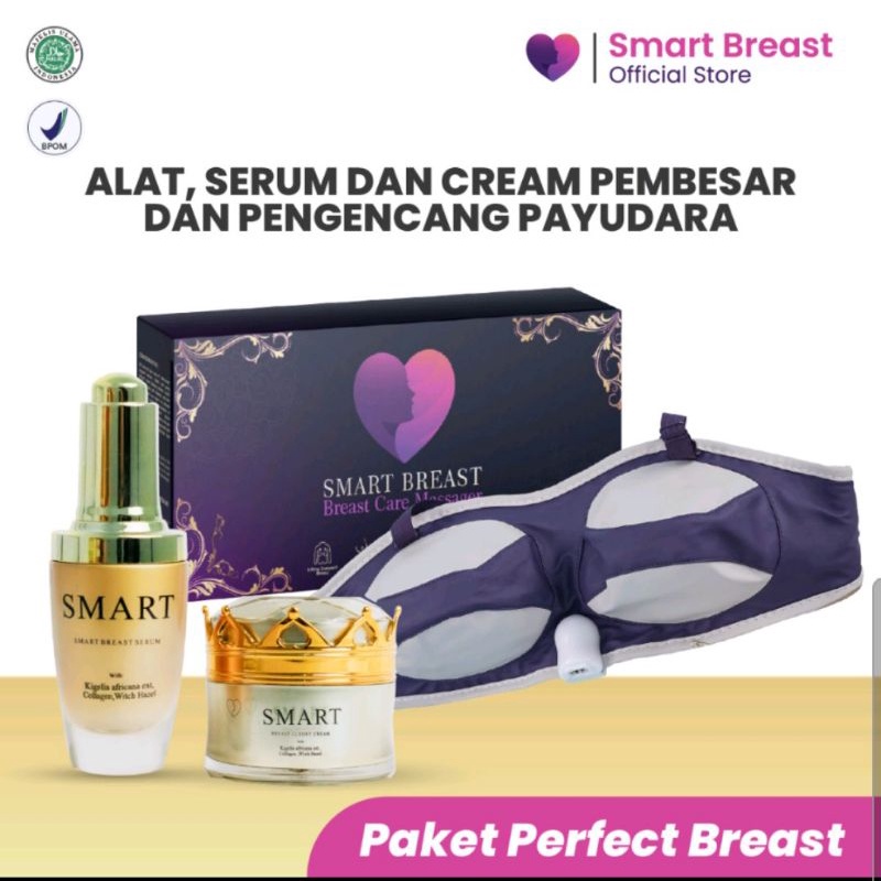 Jual Smart Breast - Packet Prefect Breast (1 Alat Smart Breast + 1 Serum + 1 Cream) | Shopee ...