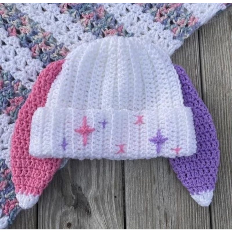 Jual HANDMADE NEW JEANS BUNNY EAR BEANIE HAT/TOPI KELINCI LUCU/TOPI ...