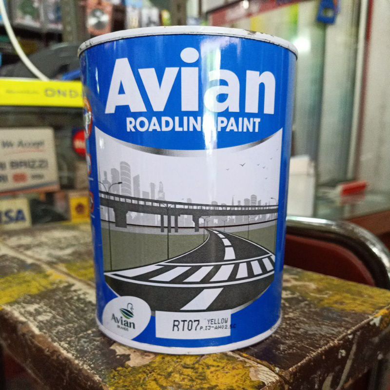 Jual Avian Roadline Paint / Cat Marka Jalan kemasan 1 Kg | Shopee Indonesia