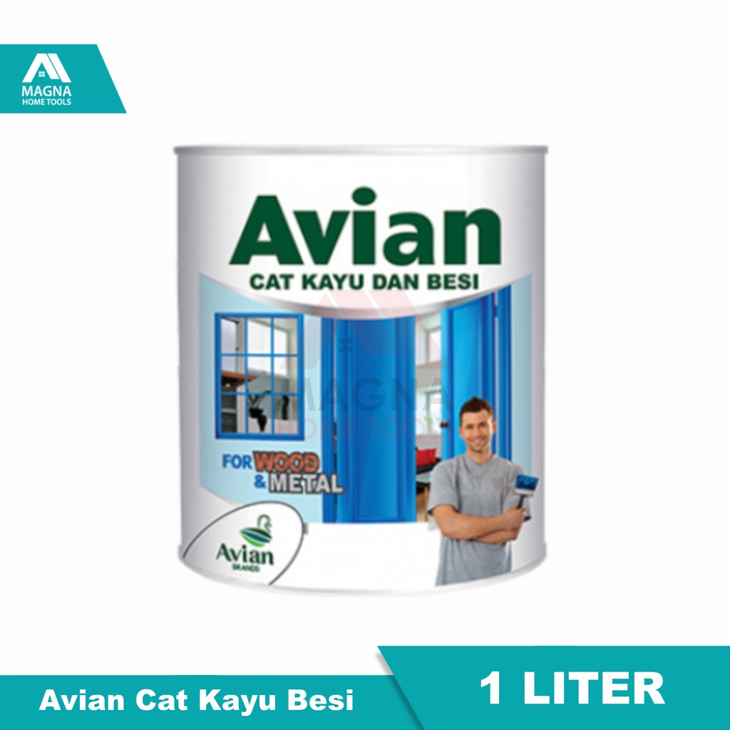 Jual CAT KAYU AVIAN 1 KG/1 LT WARNA HITAM/HITAM DOP | Shopee Indonesia