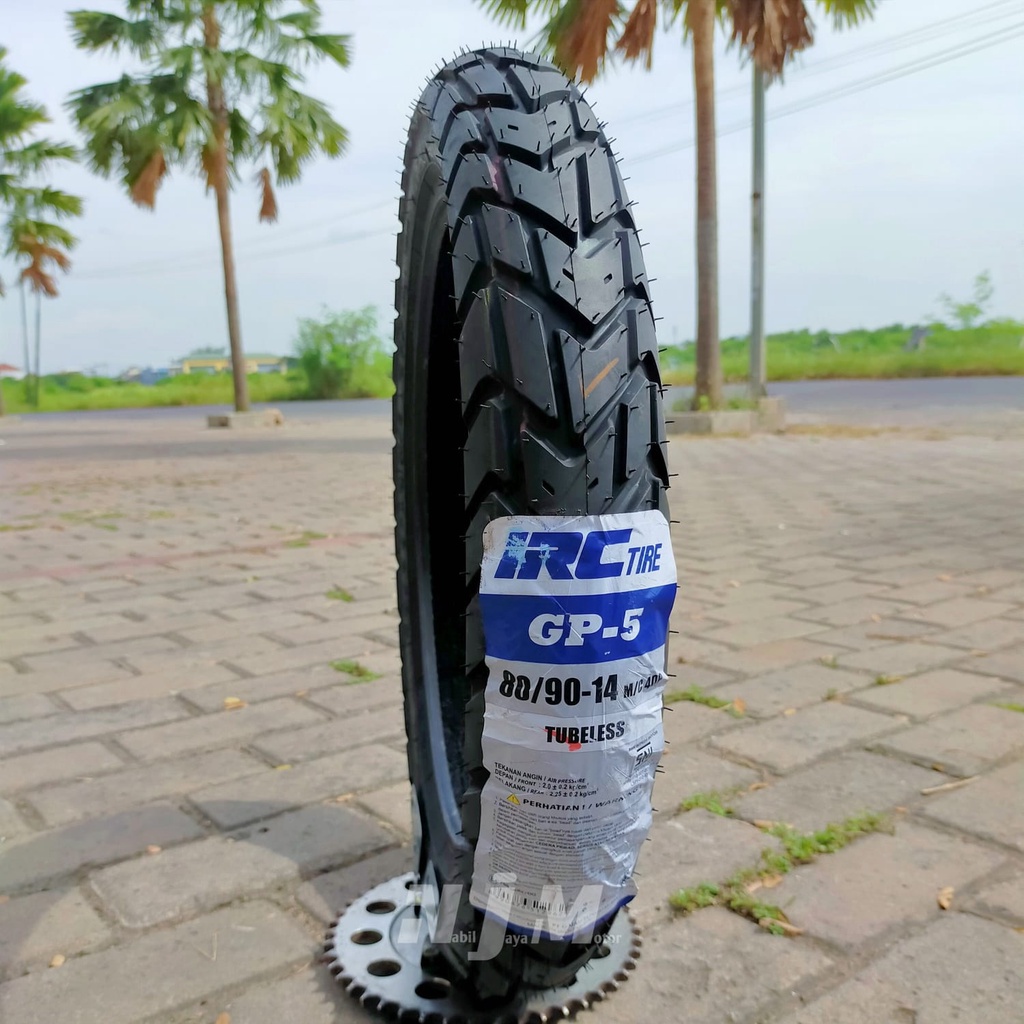 Jual Ban Motor IRC GP 5 80/90-14 Ban Motor Semi Trail Tubeles Free ...
