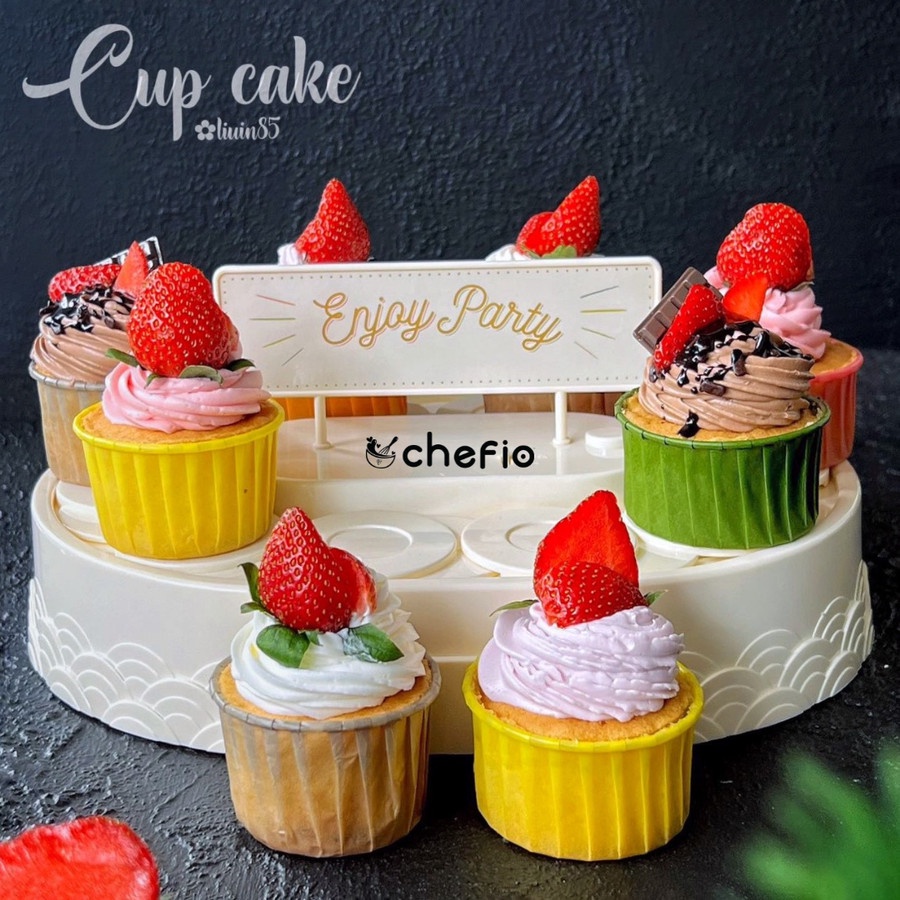 Jual Selalu Rame Go Round Rotating Table Meja CupCake Putar Meja Saji ...