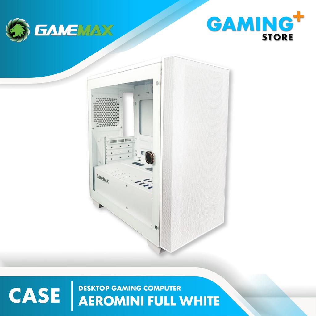 Jual Gamemax Aero Mini White Micro ATX Gaming PC case | Shopee Indonesia