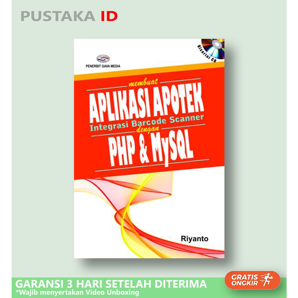 Jual Buku Membuat Aplikasi Apotek Integrasi Barcode Scanner dengan PHP ... Jual Buku Membuat Aplikasi Apotek Integrasi Barcode Scanner dengan PHP ...