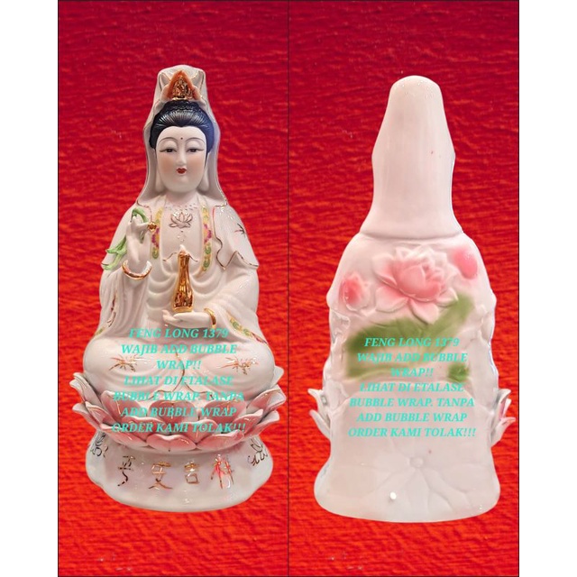 Jual Rupang Patung Dewa KERAMIK PREMIUM GUAN YIN / KWAN IM Import China ...