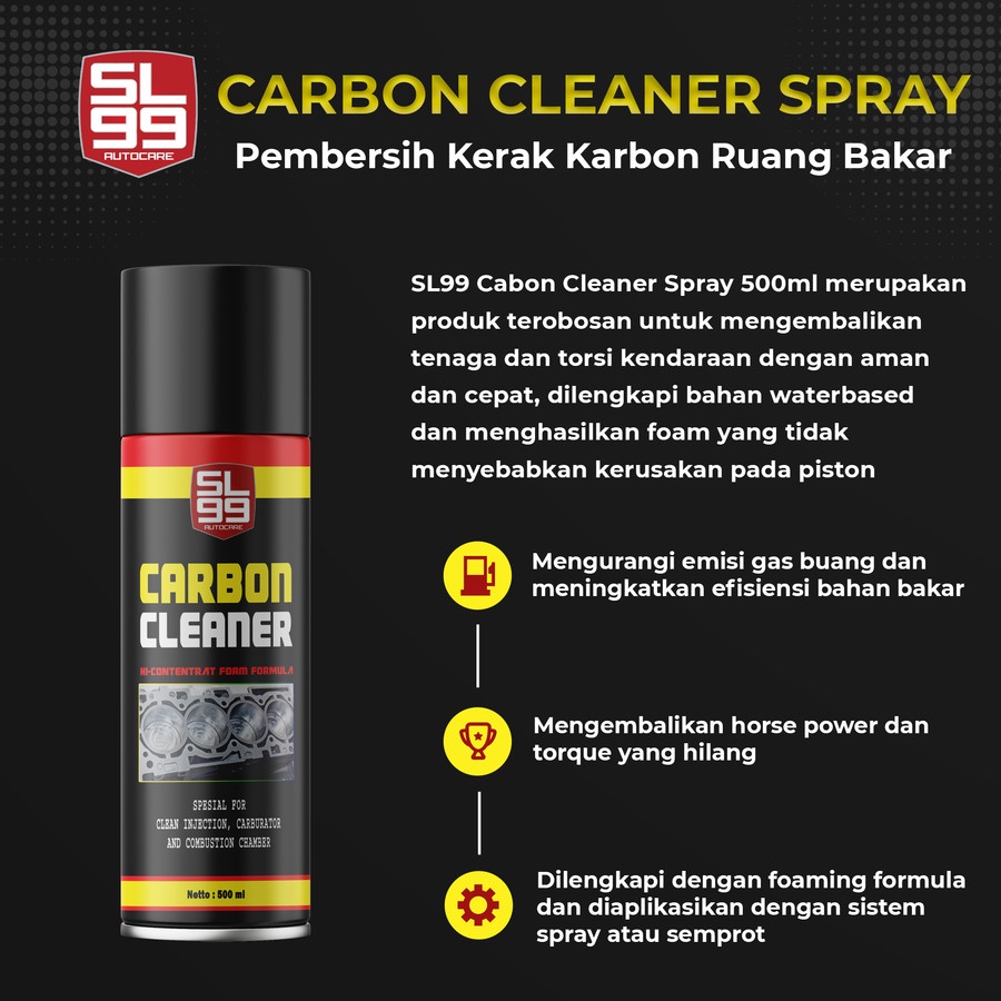 Jual Foam Pembersih Ruang Bakar, Carbon Cleaner Spray 500ml | Shopee ...