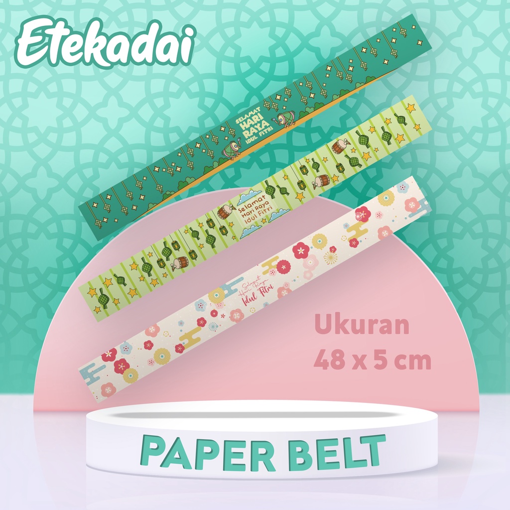 Jual Paper Belt Lebaran / Sleeve / paperbelt Segel Hampers Idul Fitri ...