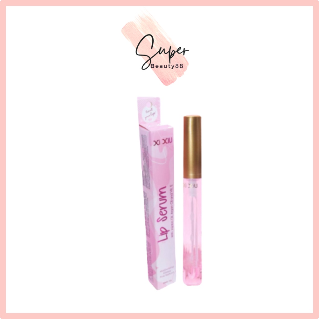Jual XI XIU Lip Glow Serum 3 ML | Moisturizing Glossy Pink Natural ...