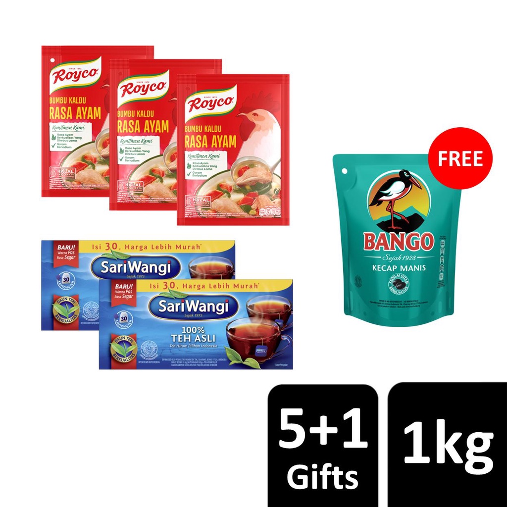 Jual [Paket Sahur Hangat] Buy 3 Royco Chicken 220g + 2 Sariwangi TB30 ...