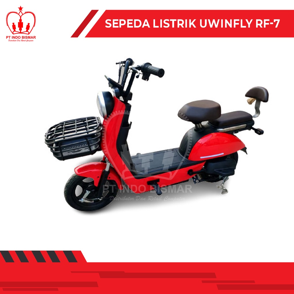 Jual Sepeda Listrik U-Winfly RF-7 RED FISH Electric Bike | Shopee Indonesia