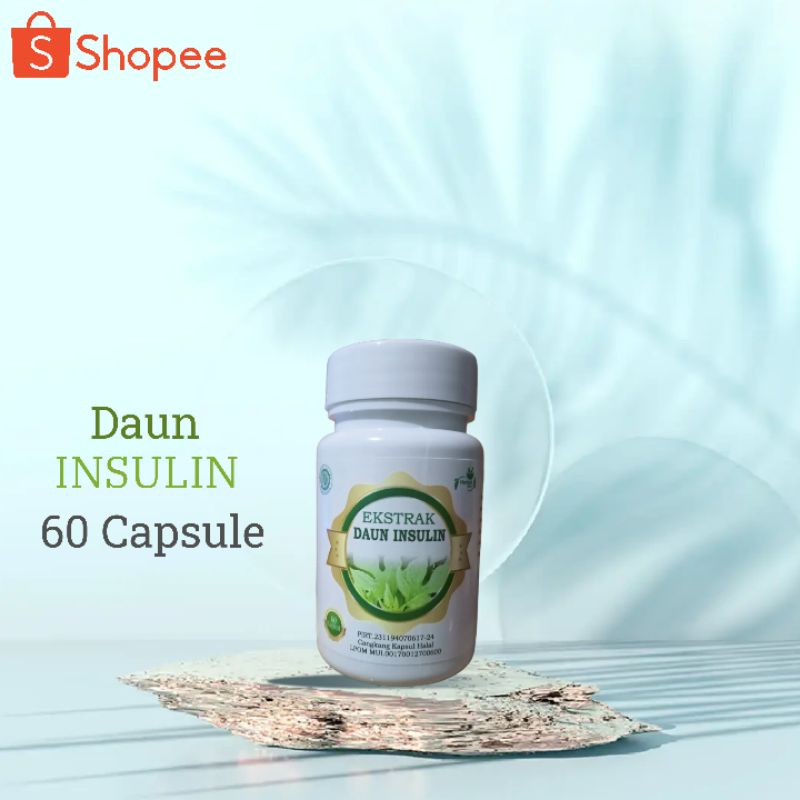 Jual Daun Insulin 60 Kapsul Herbal Diabetes | Shopee Indonesia