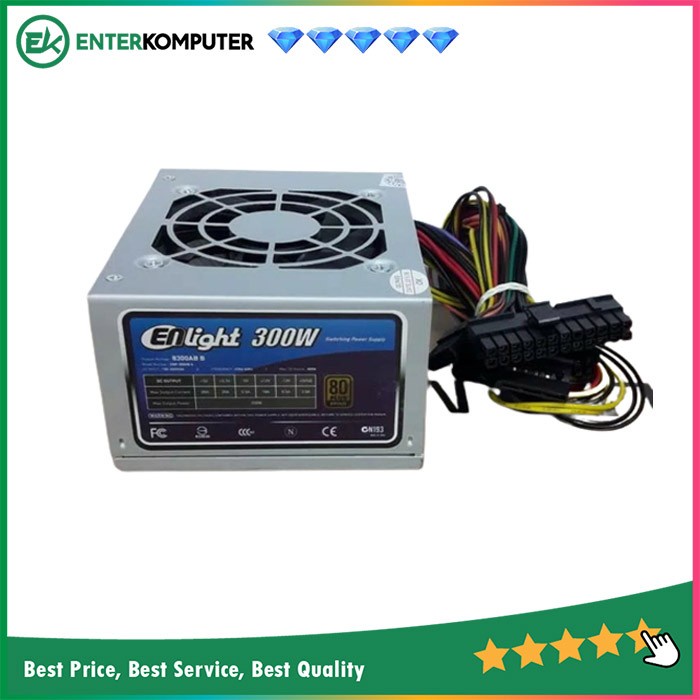 Jual ENLIGHT 300W Mini SFX / PSU SFX 300W | Shopee Indonesia