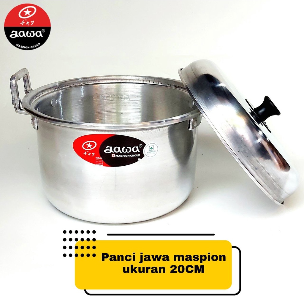 Jual Panci Maspion Jawa 20 CM Aluminium TD Tinggi Panci Masak Panci ...