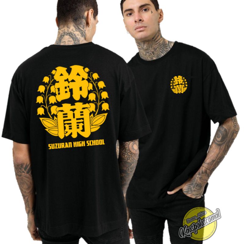 Jual KAOS SUZURAN HIGH SCHOOL X CROWN ZERO | Shopee Indonesia