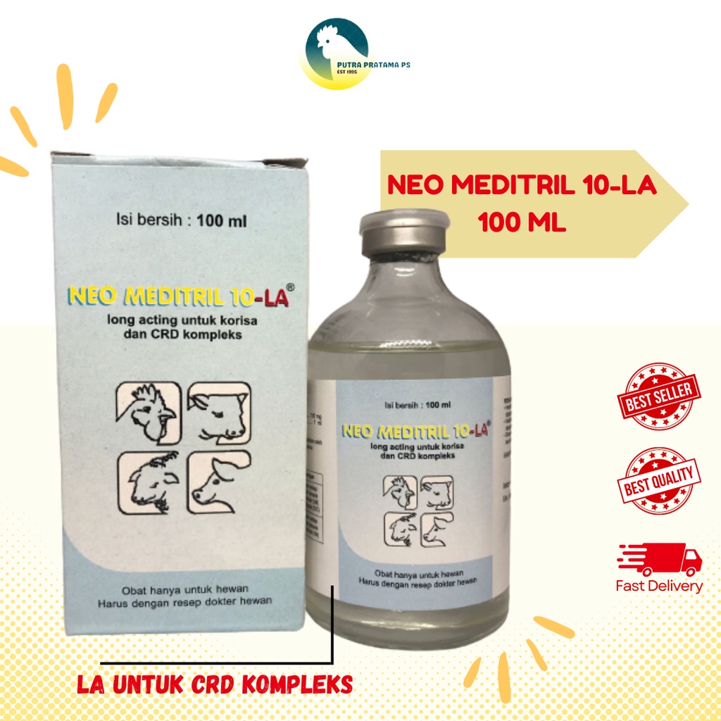 Jual NEO MEDITRIL 10 LA INJ 100 ml - MEDION - LONG ACTING UNTUK KORISA ...