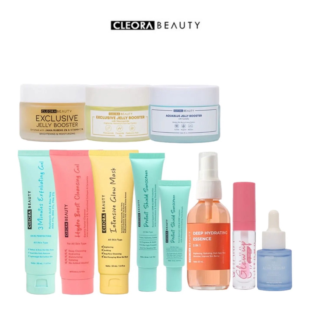 Jual CLEORA Beauty All Product - Exfoliating Gel Glow Mask Jelly ...