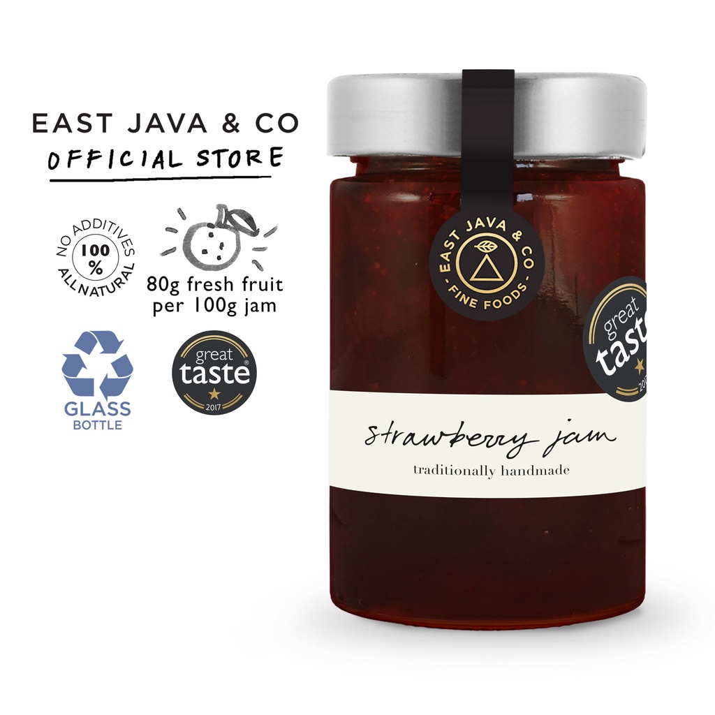 Jual East Java & Co Strawberry Jam - 250g (Selai Stroberi) | Shopee ...