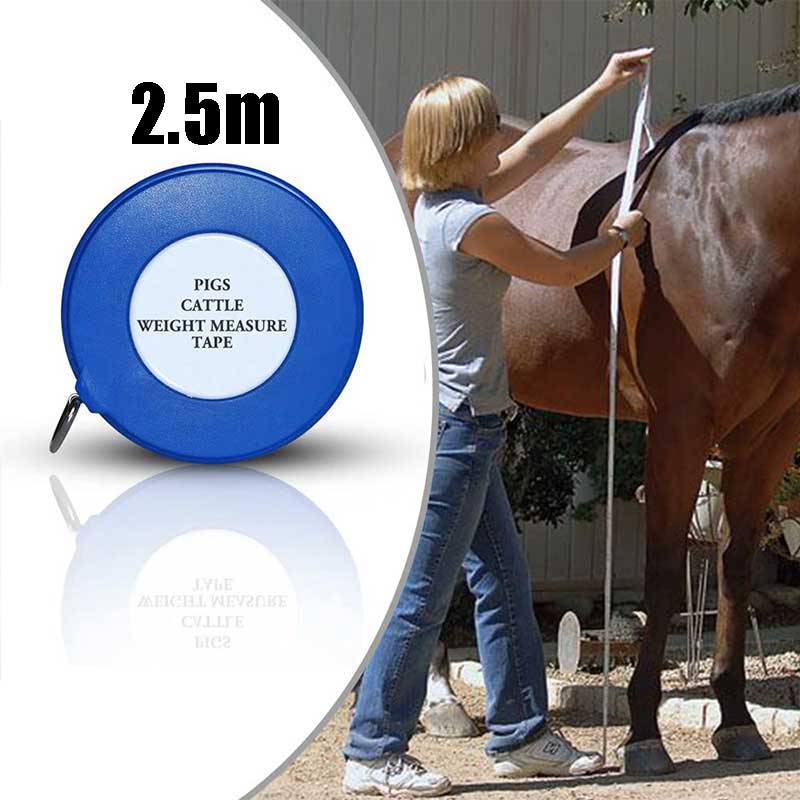 Jual 250 cm Meteran Sapi/Pita Ukur Ternak Sapi Babi Alat Ukur Lingkar ...